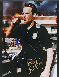 Luke Perry Autographed Photos Frame